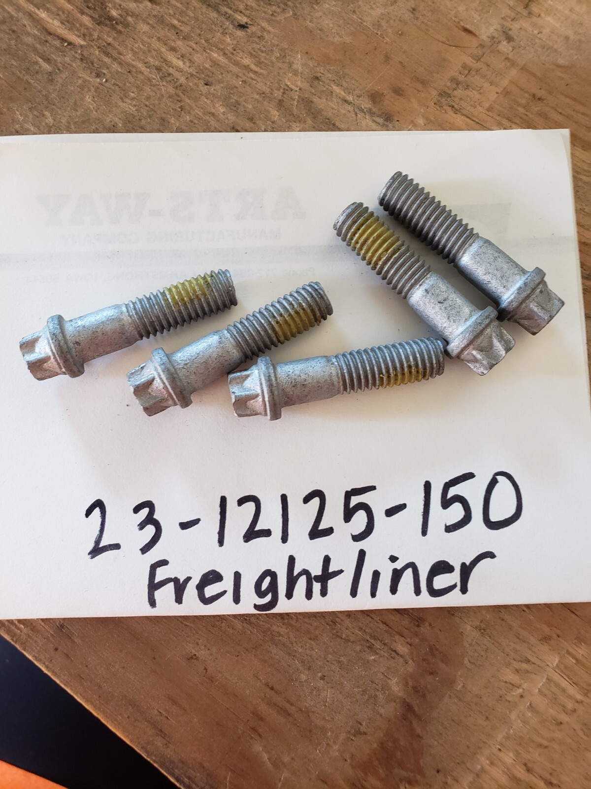 Qty 5 Freightliner 23-12125-150 Screw External Torx, 3/8-16UNC x 1.50 ...