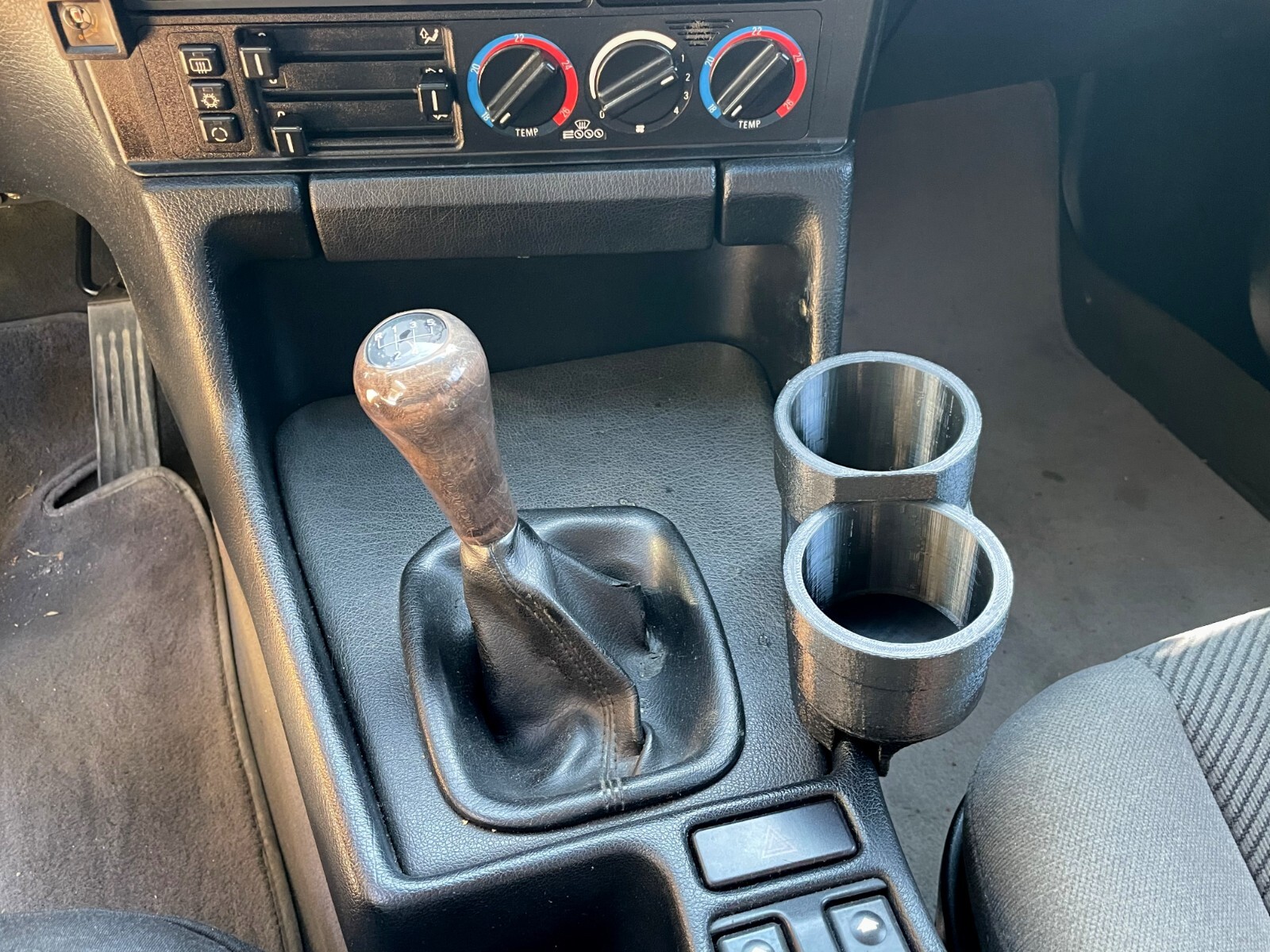 BMW E34 Cupholder Textured OEM Look or Painted Center Console Insert ...