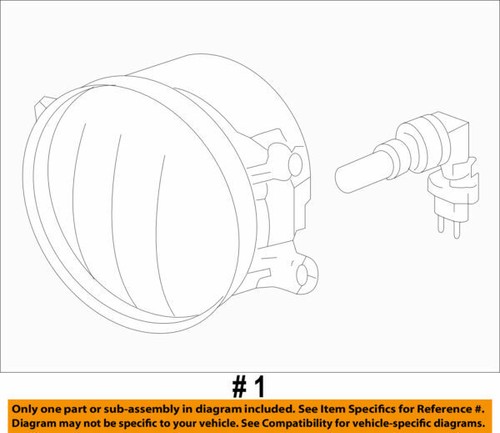 81210-02110 Toyota Lamp assy, fog, rh 8121002110, New Genuine OEM Part ...