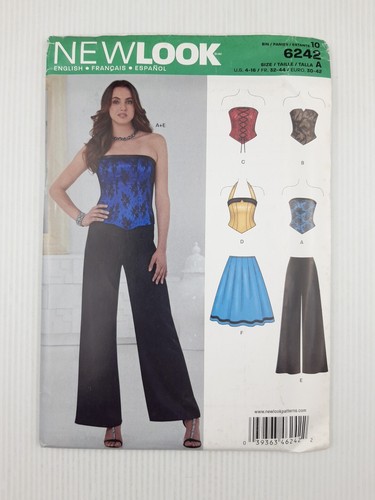 New Look Sewing Pattern 6242 Ladies Skirt Pants Top in 4 styles Size 4 ...