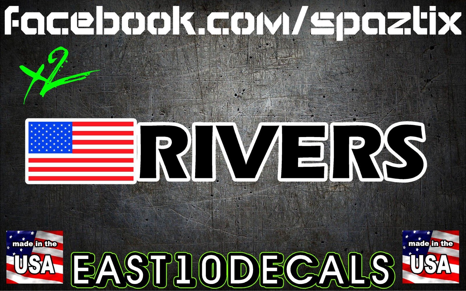 RALLY CAR NAME SET VINYL CUSTOM DECAL STICKER 22'' | eBay