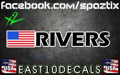 RALLY CAR NAME SET VINYL CUSTOM DECAL STICKER 22'' | eBay