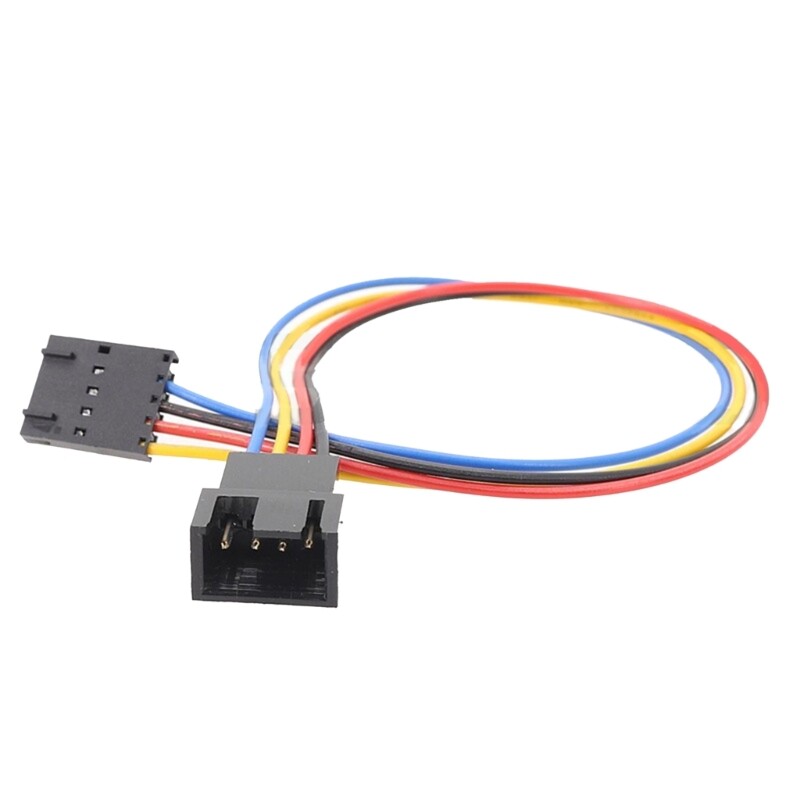 Graphics Card Cooling Fan Mini 5Pin to 4Pin Adapter Extension Power ...