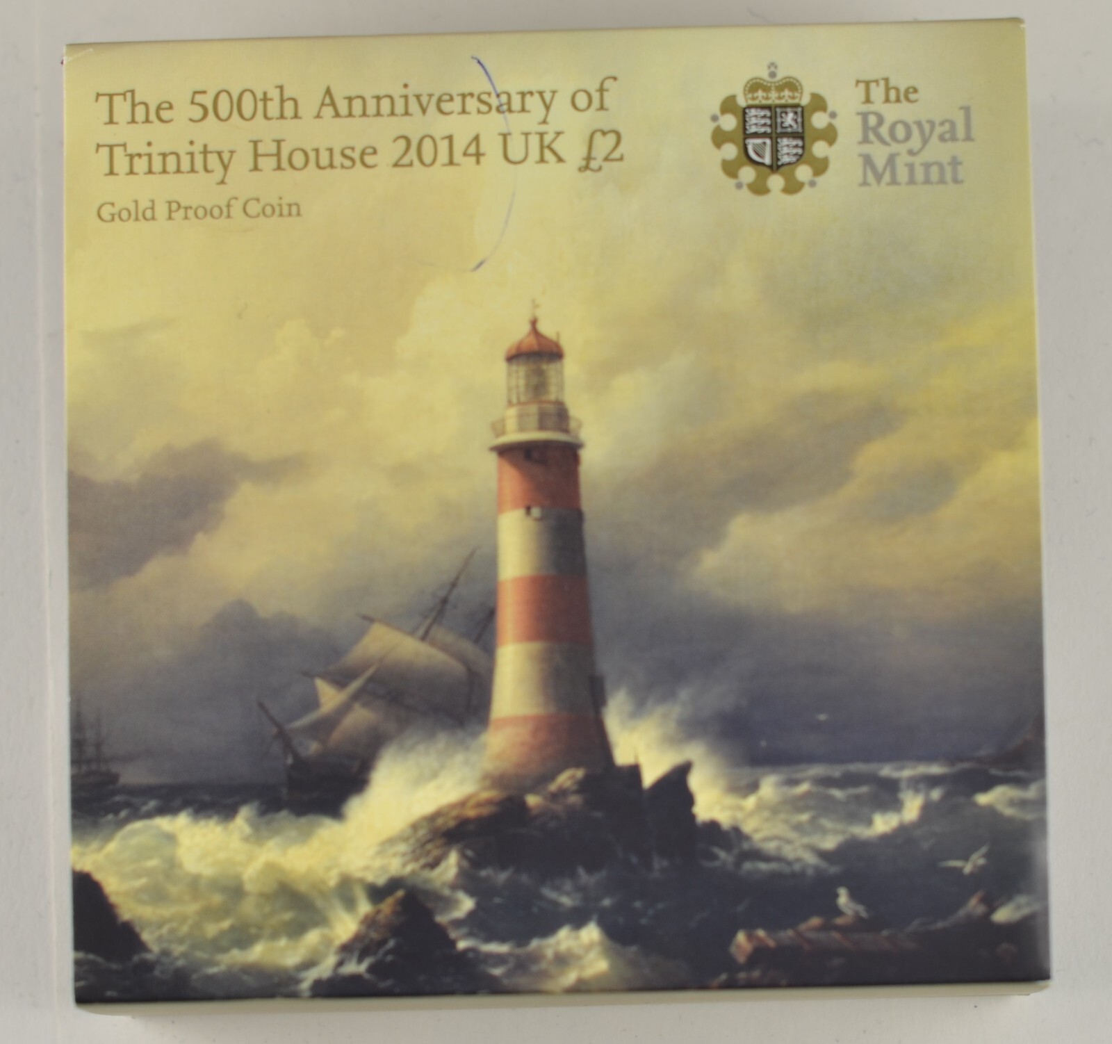 2014 500th ANNIVERSARY TRINITY HOUSE £2 TWO POUND GOLD PROOF COIN ...