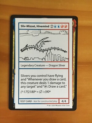 Mtg Mystery Booster Sliv-Mizzet, Hivemind Test Print NM | eBay
