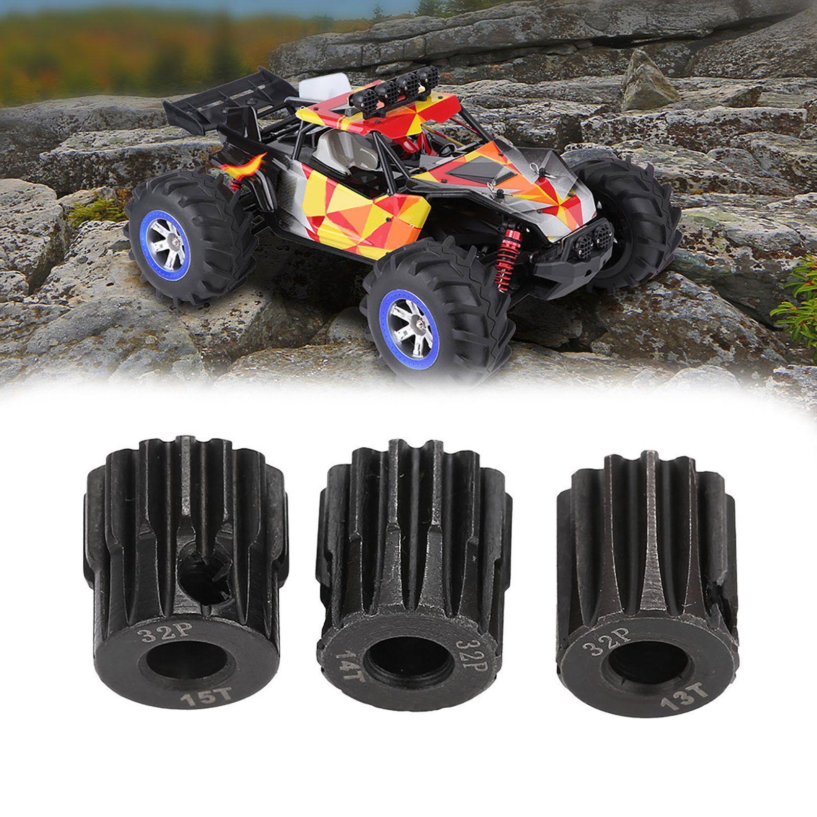 (13T 14T 15T)Motor Gears RC Motor Pinion Gear 13-15T 16-18T 19-21T ...