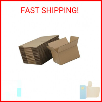 7x5x4 Inches Shipping Boxes, Brown Corrugated Cardboard Boxes for Small ...