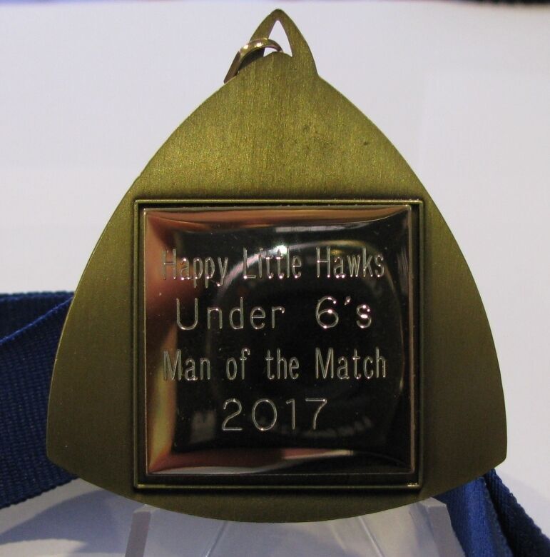 Football / Soccer Triangle Medal 50mm (3 Colours) With Neck Ribbon ...