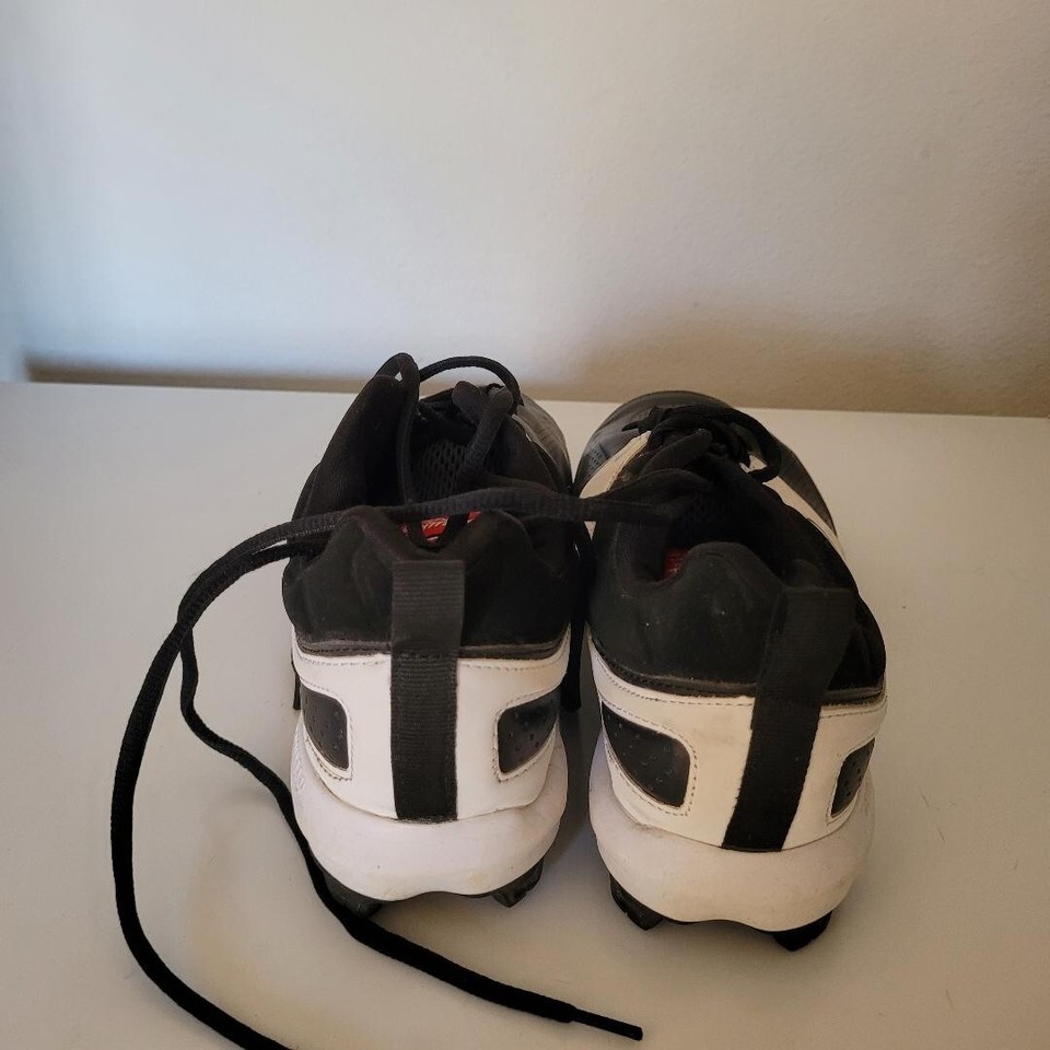 Rawling Baseball Shoes Tuff Tek. Size 9 Black White Great Condition | eBay