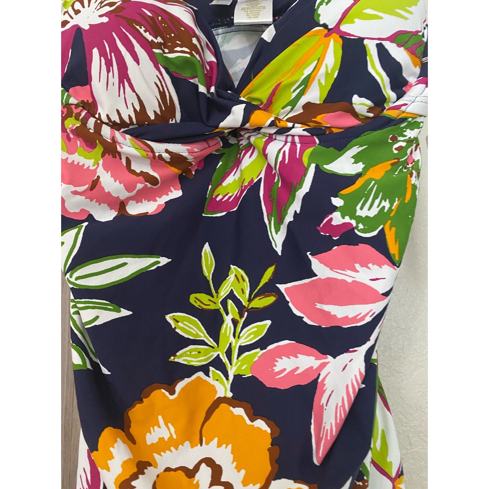 NWT Anne Cole Tropical floral underwire tankini top 32C/34B | eBay