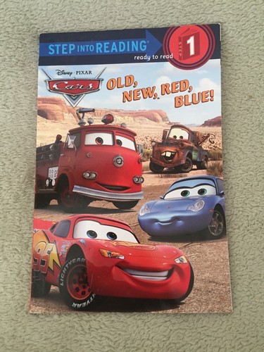 Disney's Cars: Old, New, Red, Blue!: Step into Reading 1 9780736424103 ...