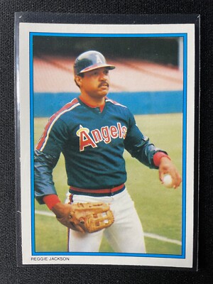 1985 Topps All-Star Glossy Send-Ins Reggie Jackson #15 of 40 Angels ...