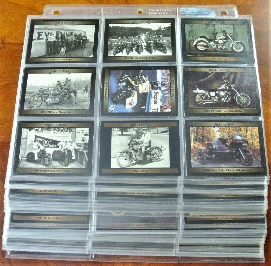 Harley Davidson Motocycle TRADING CARDS Lot of 325 with 3 Hologram ...