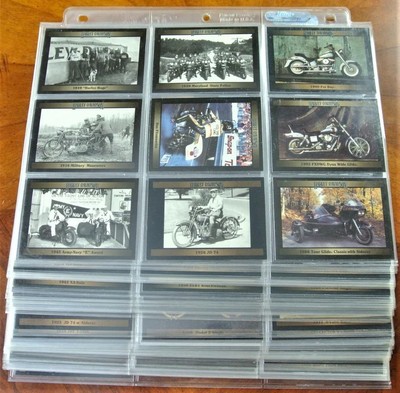 Harley Davidson Motocycle TRADING CARDS Lot of 325 with 3 Hologram ...