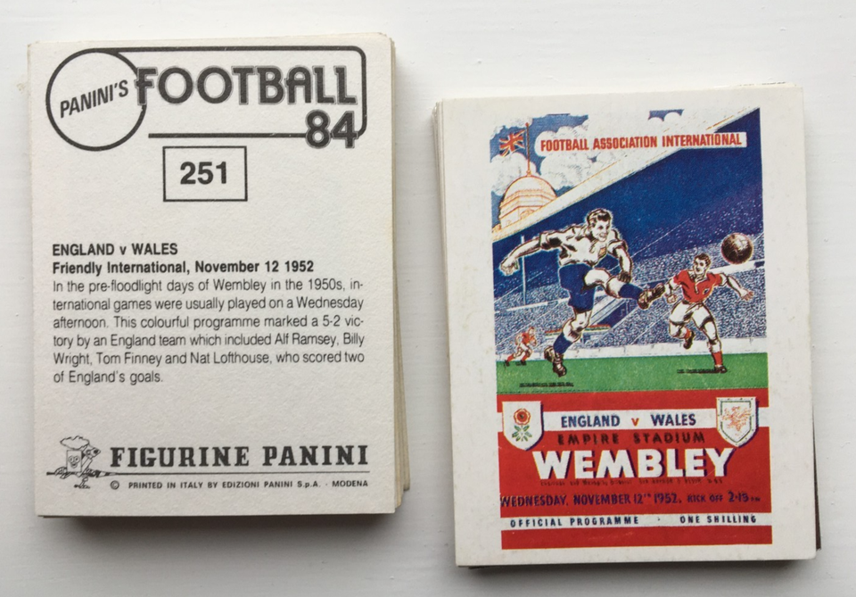 Panini Football 84 Stickers - Complete Your Collection (£1 Per Sticker ...