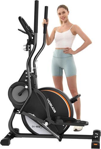 YOSUDA Pro Cardio Climber Stepping Elliptical Machine 3-in-1, Stair ...