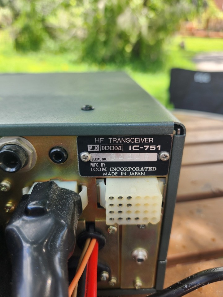 Icom ic-751 HF Transceiver ~ Ham Radio WORKS | eBay