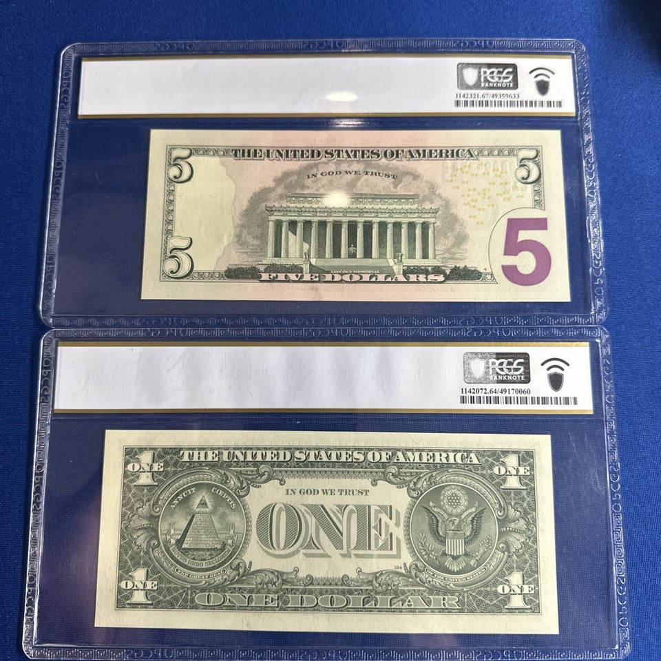 Federal Reserve Note PCGS Matching Low Serial & Fancy Serial Number | eBay
