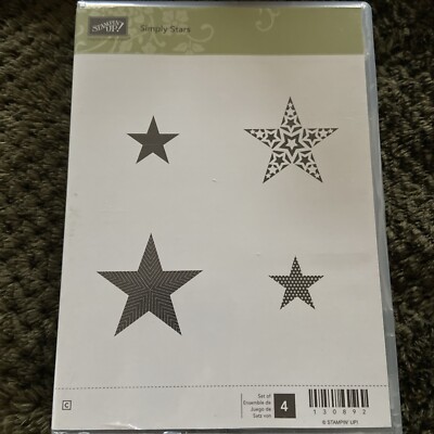 Stampin Up Simply Stars Stamp Set *Retired* | eBay