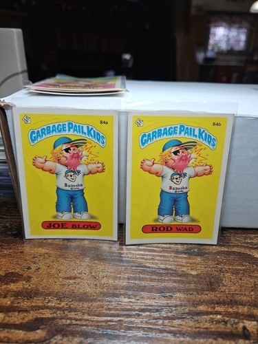 Rod Wad & Joe Blow 1986 Topps Garbage Pail Kids Series 3 #84a And 84b | eBay
