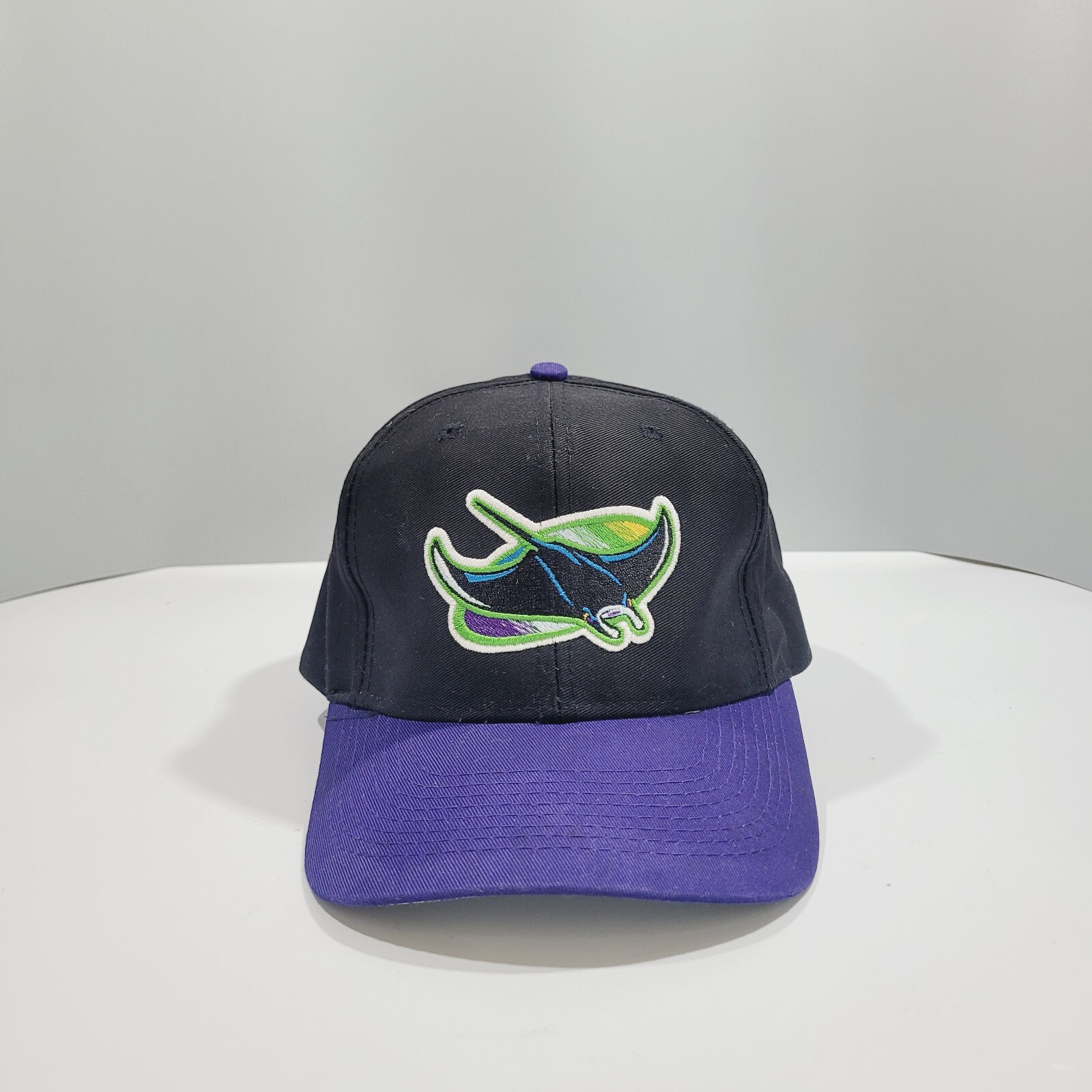 Vintage Tampa Bay Devil Rays Hat Snapback Mens Black Plain Logo MLB ...