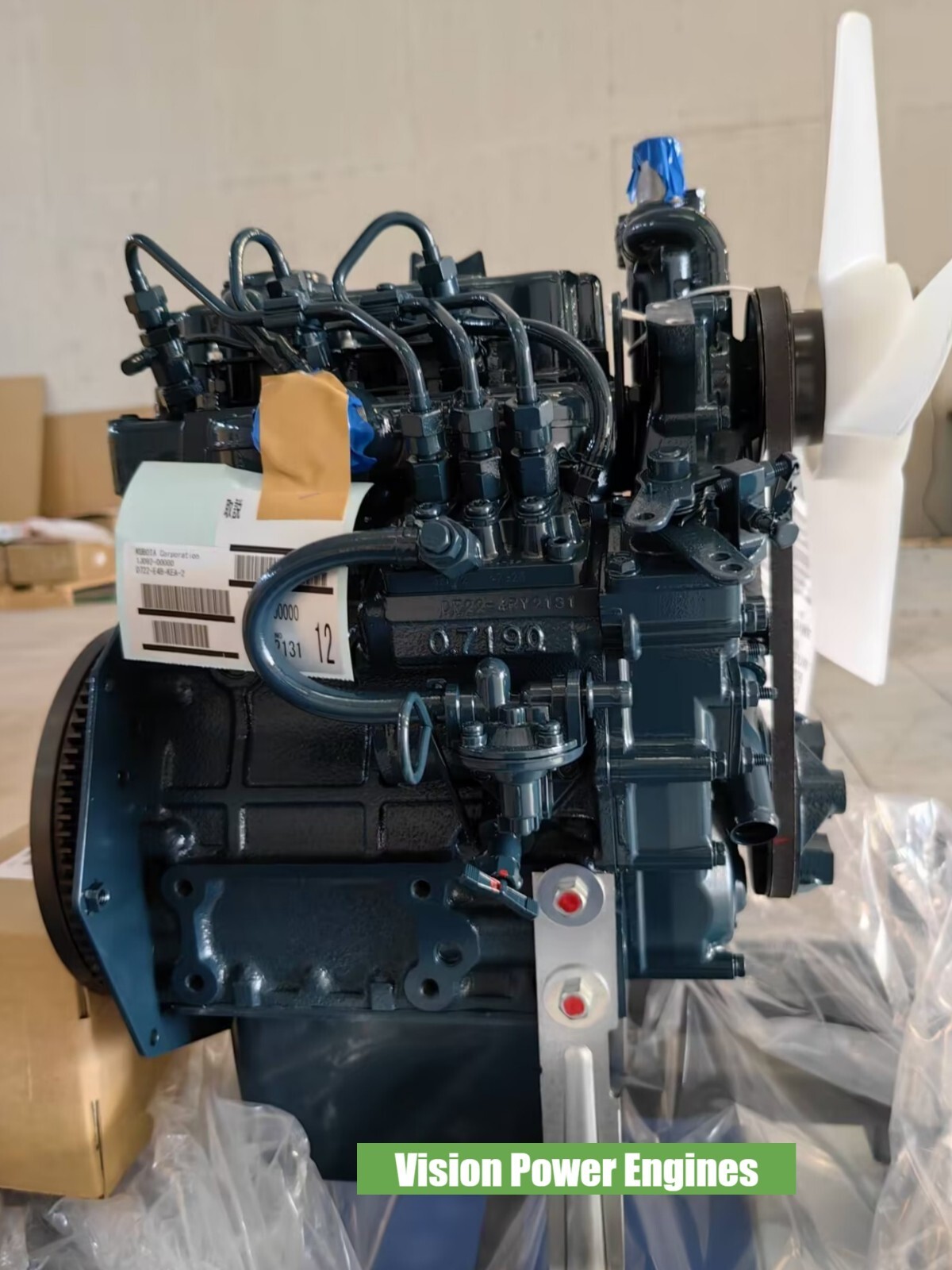 D722 Engine New Origina Kubota Engine D722 14.9KW 3600 RPM 1J092-00000 ...