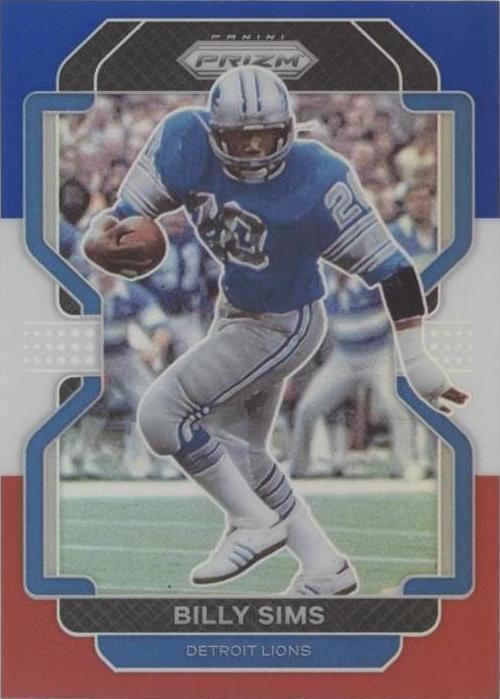 2021 Panini Prizm - Billy Sims #154 Red White & Blue Prizm for sale ...