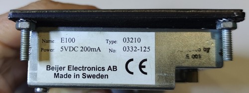 Mitsubishi Beijer E100 E-100 HMI Terminal, including power supply ...