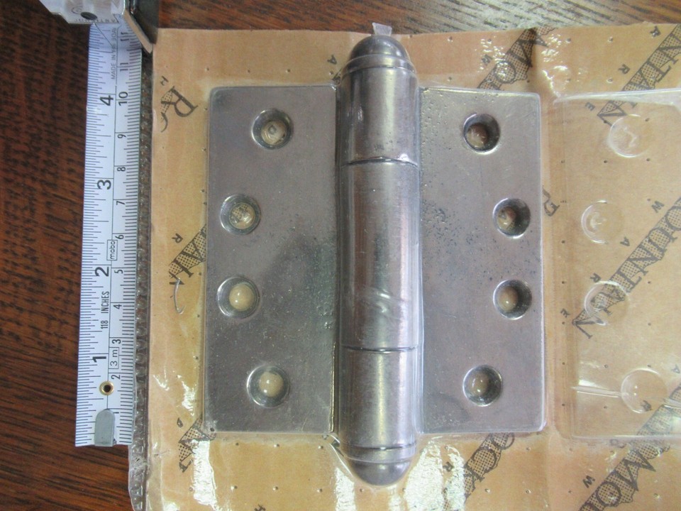 Rocky Mountain Hardware 4" concealed bearing butt Hinge 7/8 Barrel Dome ...