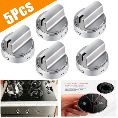 Gas Range Control Stove Knobs, WB03X24818 Fit for GE Oven/Stove ...