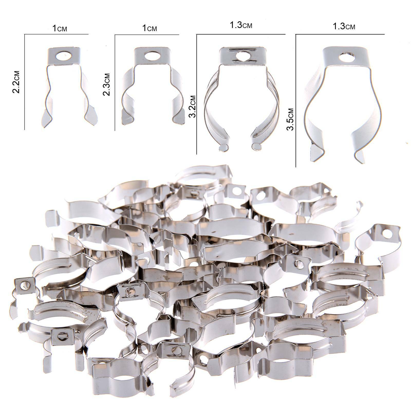 48 x Assorted Tool Spring Terry Clips Heavy Duty Storage / Shed Garage ...