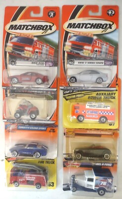 Lot of 8 Matchbox Cars in Blister Packs | eBay