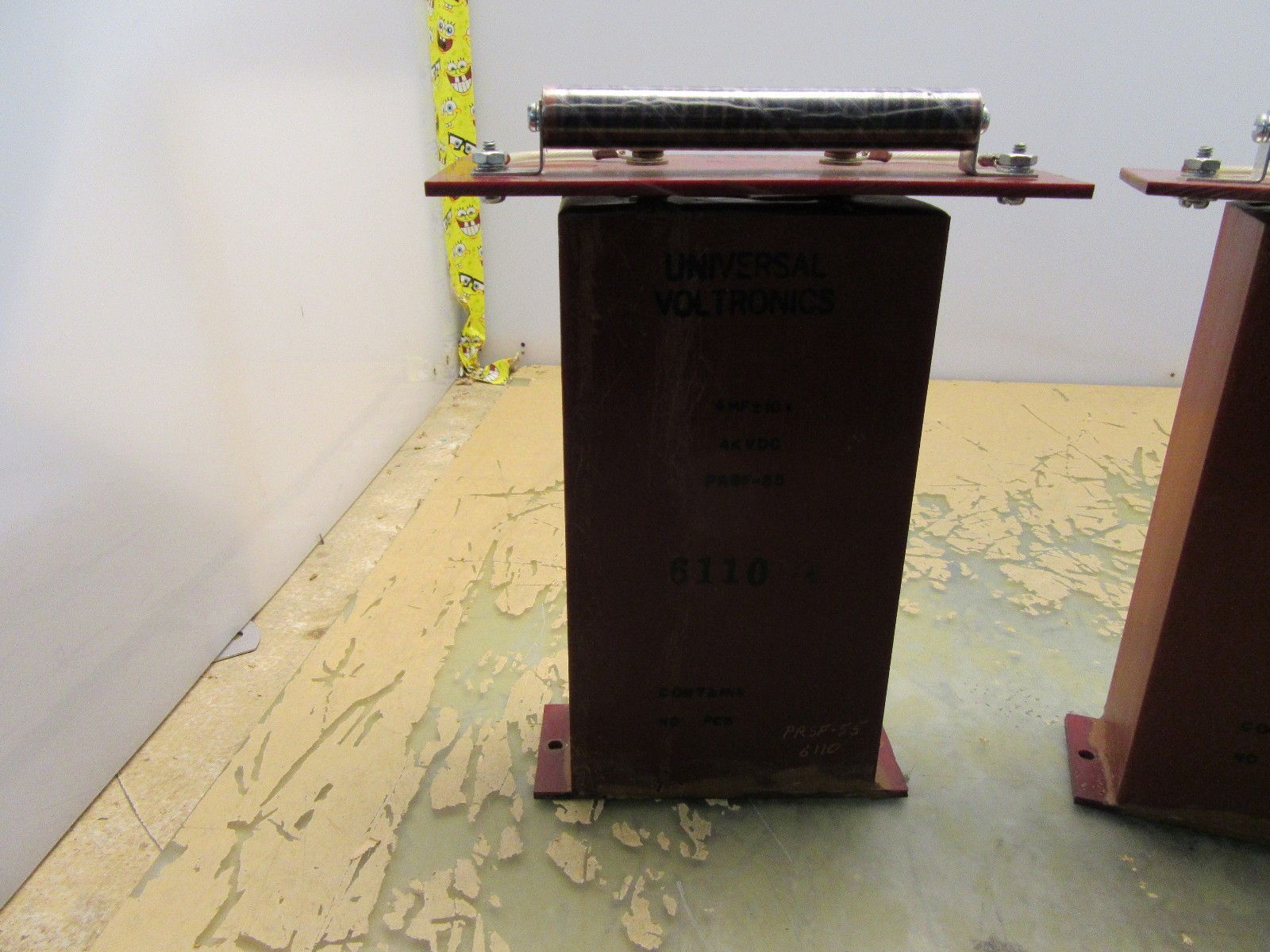 universal voltronics 4uF 4KVDC capacitor 4mF high voltage prsf-55 [2*V ...