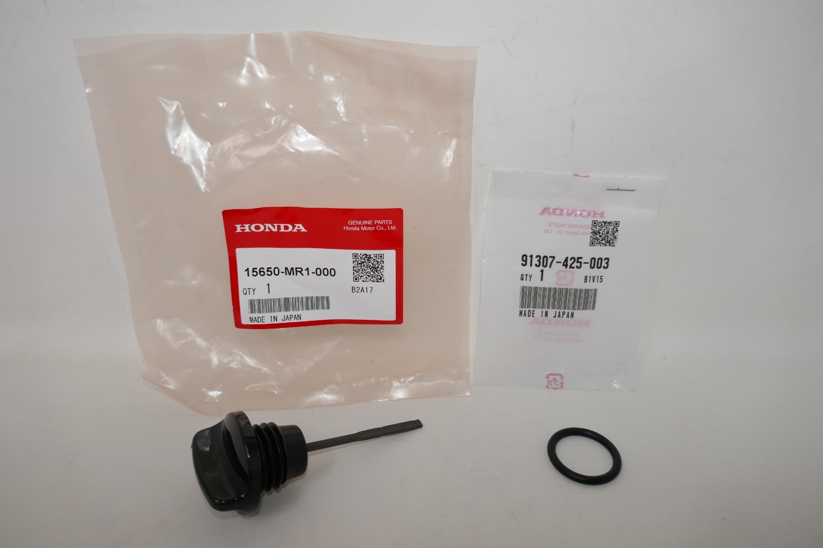 OEM Honda Oil Dipstick/ W -ORING 15650-MR1-000 VF750 VF1000F VT600 ...