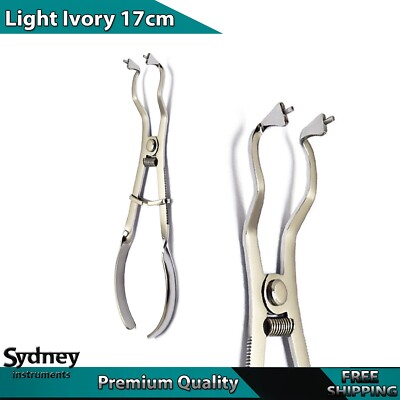 Rubber Dam Light Ivory 17cm Clamps Holder Dentistry Endo Lab ...