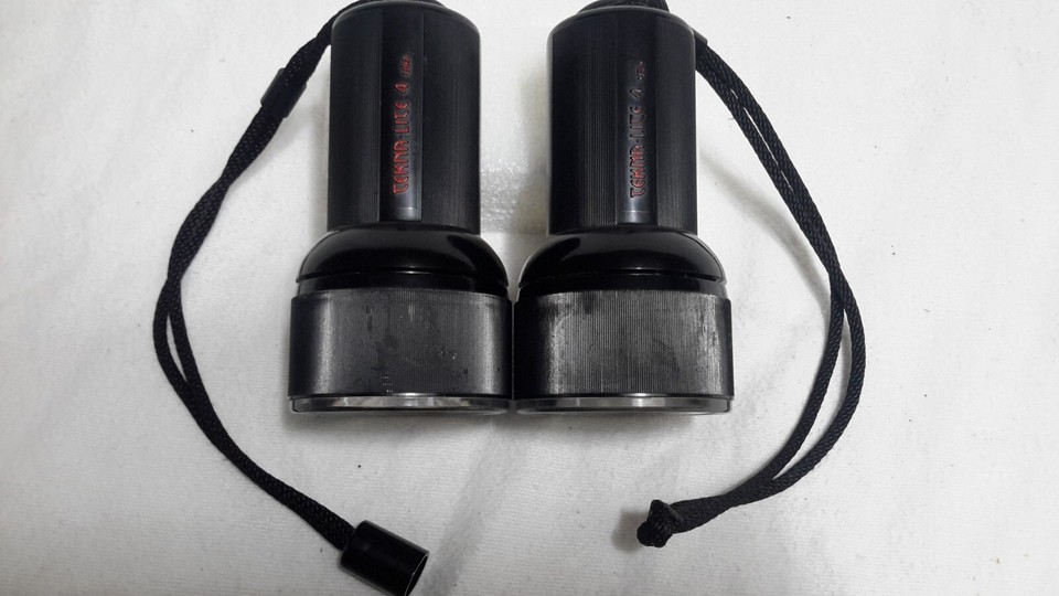 Two Vintage Tekna Lite 4 1980's Diving Flashlights | eBay