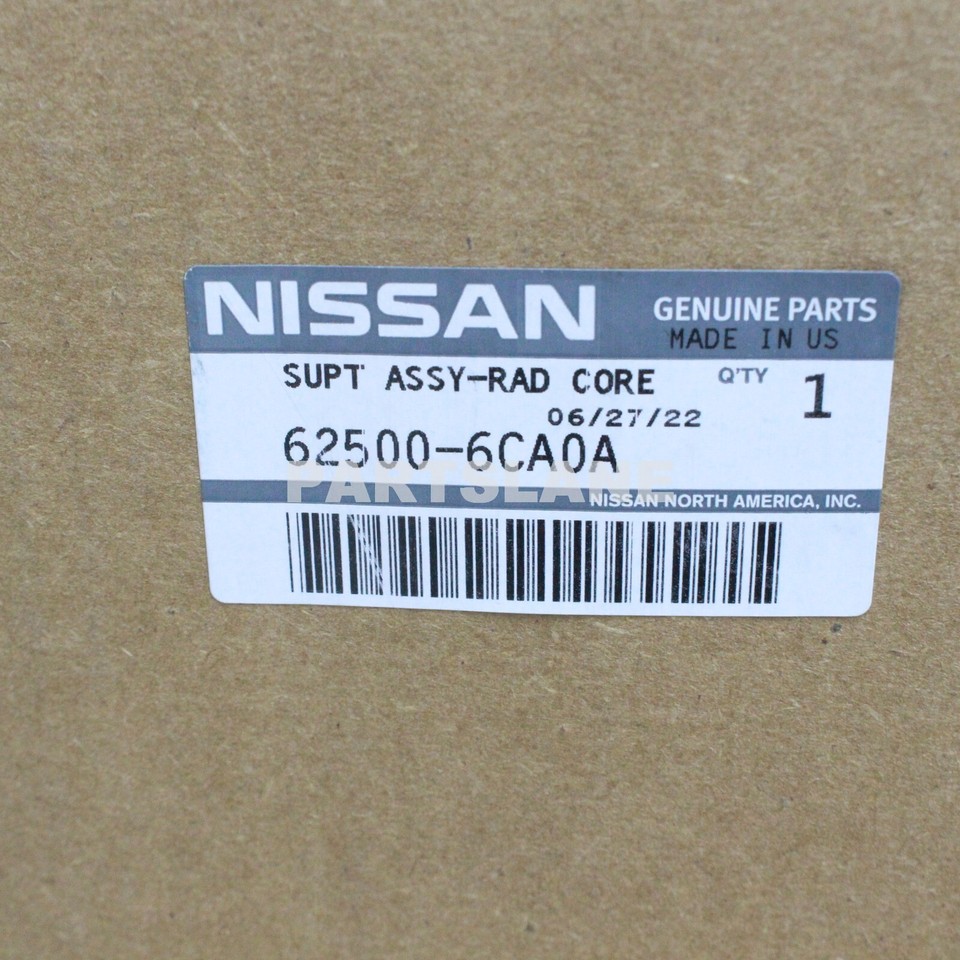 62500-6CA0A Nissan OEM Genuine SUPPORT-RADIAT | eBay