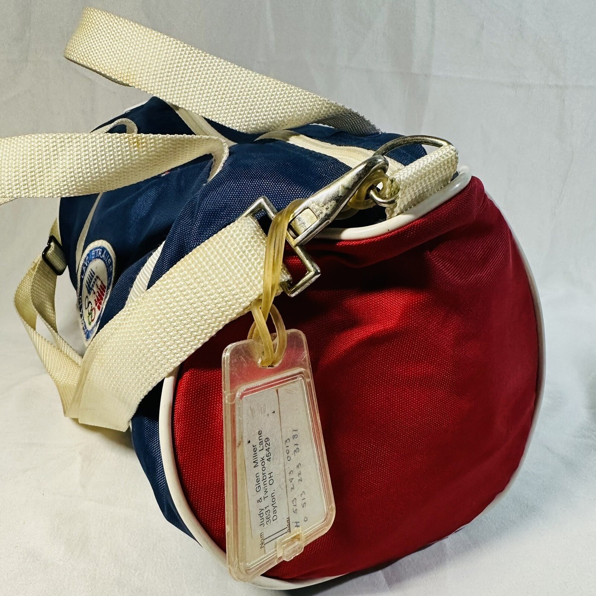 Vintage Levi Strauss 1984 Olympics Mini Duffle Bag Top Vintage Levi Strauss 1984 Olympics Mini Duffle Bag Top