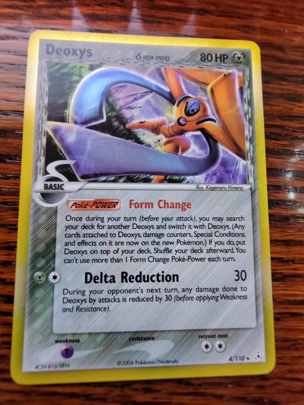 Deoxys 4/110 | EX Holon Phantoms | Holo Rare | Delta Species | Pokemon ...