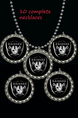 oakland raiders lot of 10 necklaces necklace loot bag party favors ...