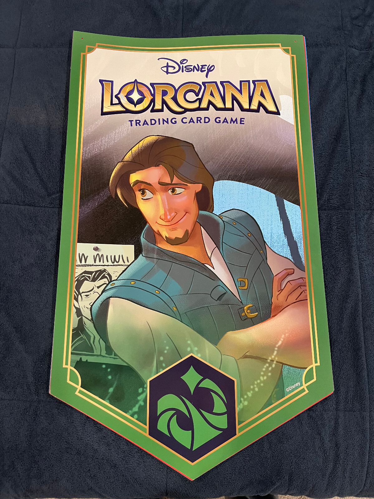 DISNEY LORCANA SHIMMERING SKIES PROMO BANNER - TANGLED (FLYNN RIDER) 30 ...