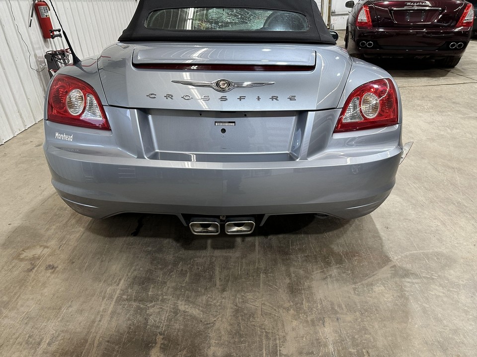 04-08 CHRYSLER CROSSFIRE REAR BUMPER COVER SAPPHIRE BLUE METALLIC CLEAR ...
