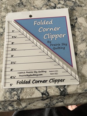 Folder Corner Clipper/ruler template | eBay