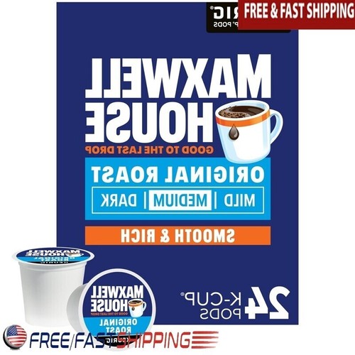 Original Roast Ground Coffee Pods Medium Roast K-Cup 24 Count Caffeinated New | eBay