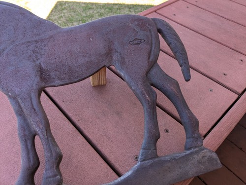 Dempster Windmill Long Tail Horse Weight. Diamond Logo Stamped on Side ...