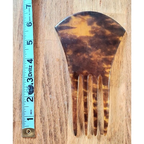 Tortoise shell hair comb Celluloid Art Deco Gatsby 1920's | eBay