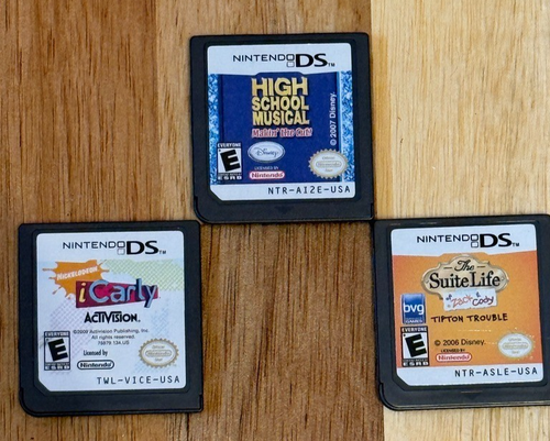 Nintendo DS Lot – iCarly • High School Musical • Suite Life Tipton ...