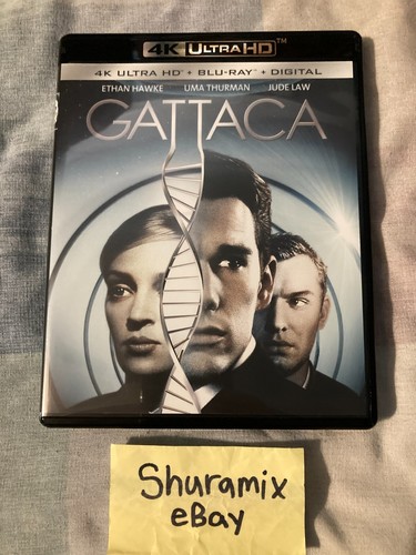 Gattaca 4k Ultra HD Sony Blu ray Ethan Hawke Jude Law Thurman Scifi ...