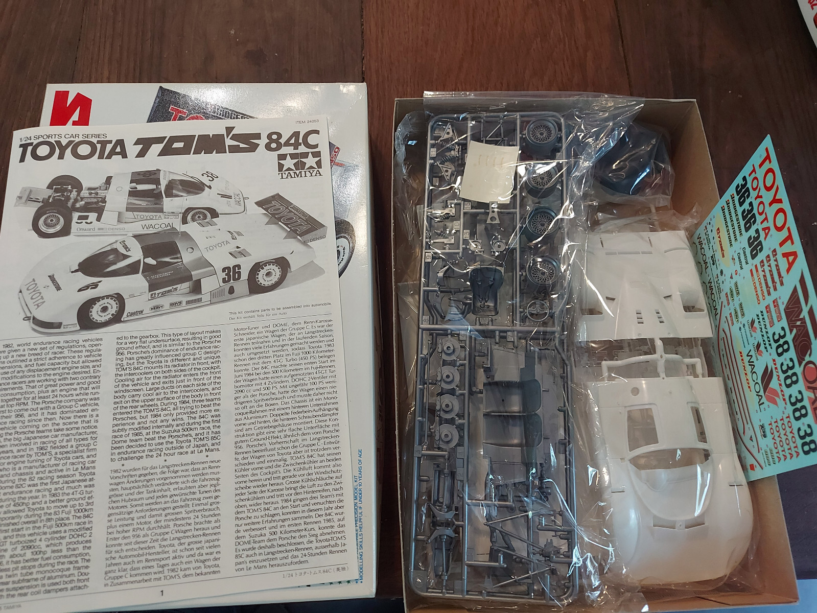 TAMIYA 24053 1/24 TOYOTA TOM'S 84C comme neuf à monter! | eBay