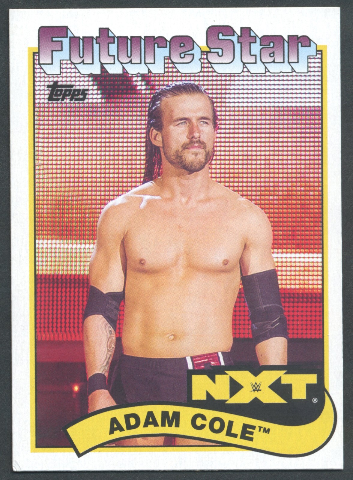2018 Topps Heritage WWE Adam Cole #91 Wrestling Card MINT AEW NXT ...